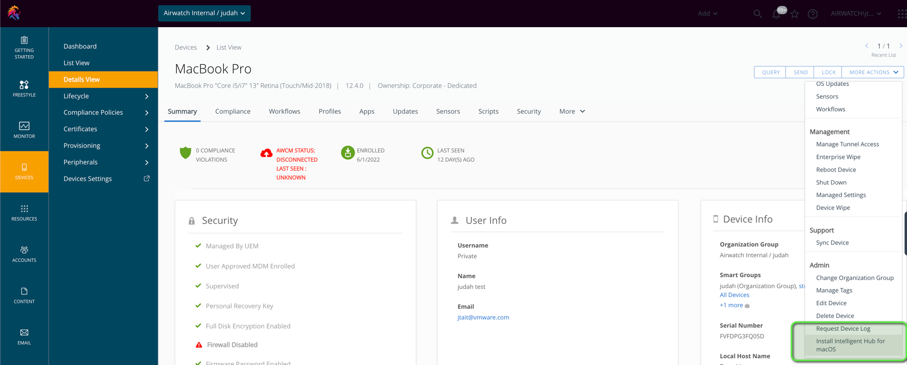 Workspace ONE Intelligent Hub for MacOS (22.04.x or 22.05.0) may not ...