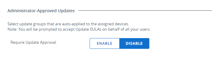 Require Administrator-Approved Updates for Windows Updates can lead to ...