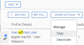 MACOS-3266 - Workspace One UEM - WIFI profile with multiple credential ...