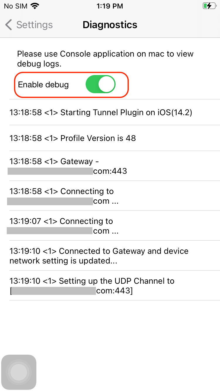 How to collect logs for iOS Tunnel - Workspace ONE (85097)