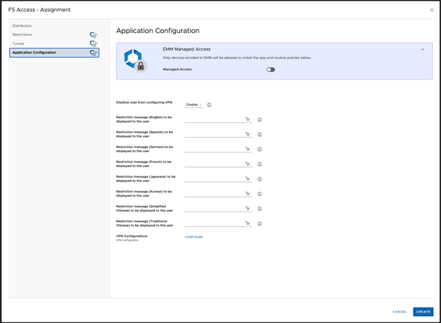 Configuring F5 VPN when using Android Enterprise (2960747)