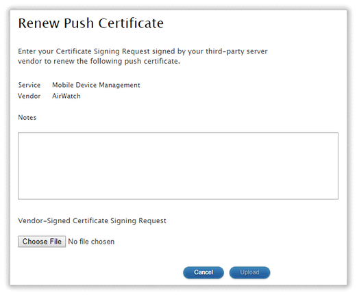 Renew Apple Push Notification service (APNs) certificate (2960965)