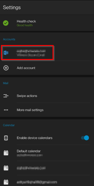 Set mail sync period to unlimited on Workspace ONE Boxer (50117876)