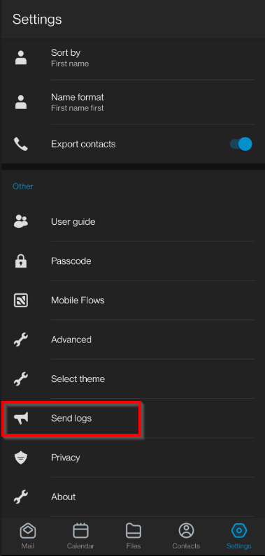 Collecting logs for Workspace ONE Boxer Email Sync Issues (50118342)
