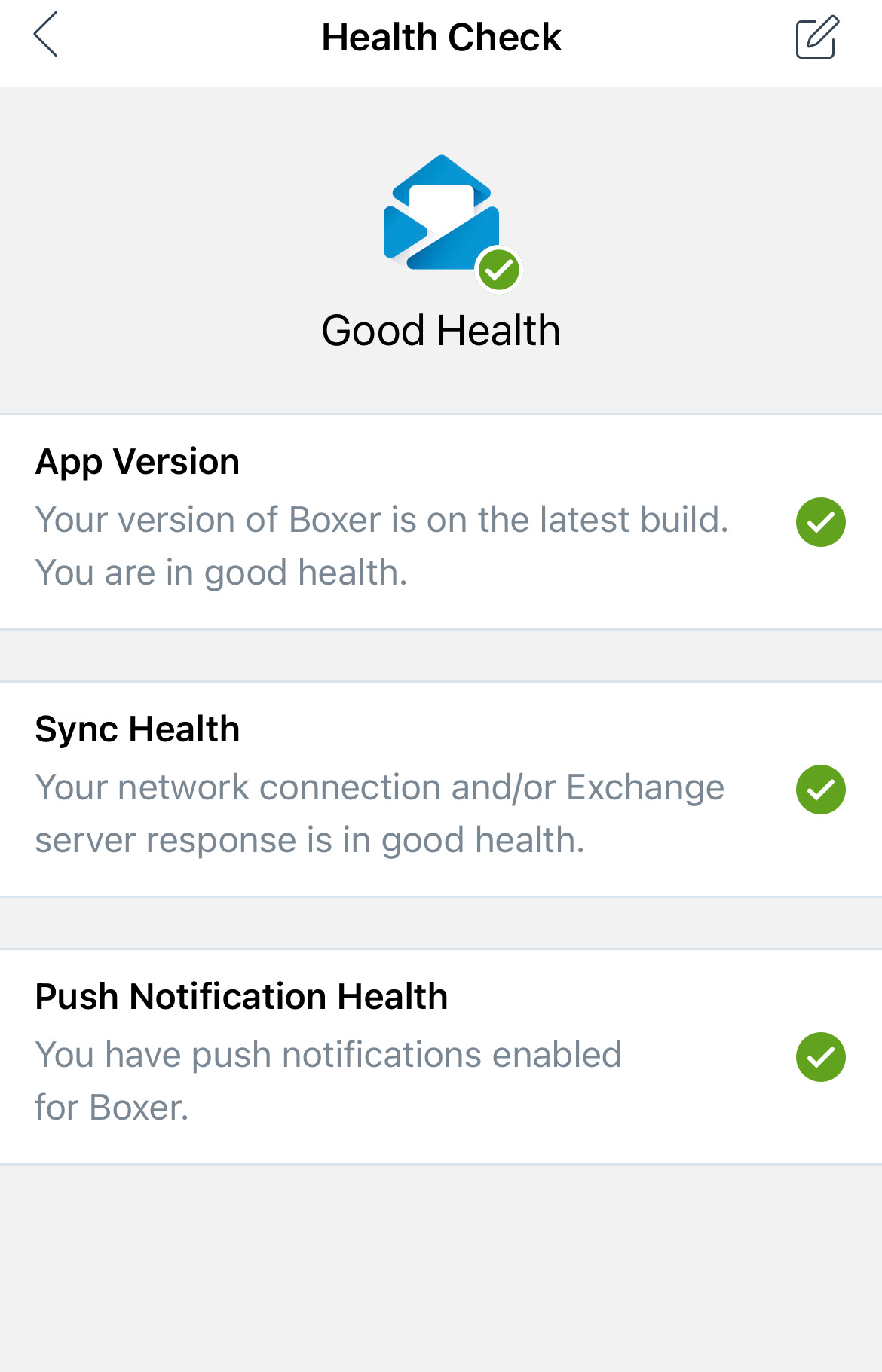VMware Boxer health status of Devices Enrolled in Workspace ONE (50121338)