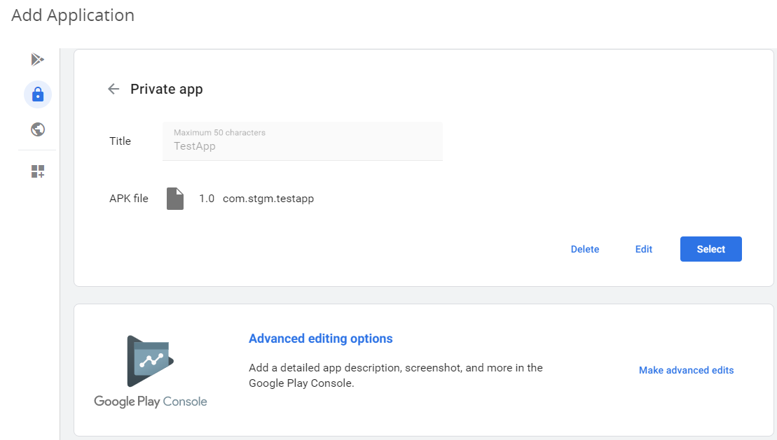Using a Private App in the Managed Google Play iFrame (50122131)