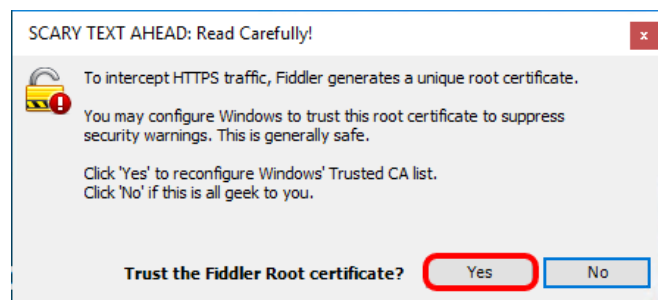 How to collect Fiddler Logs [Windows] (6000135)