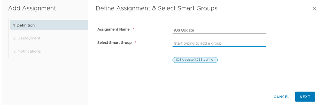 Schedule OS Updates on iOS Devices for Omnissa Workspace ONE (79735)