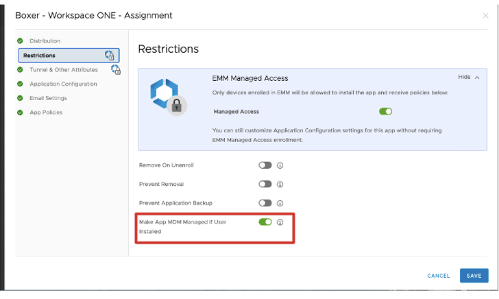 Workspace ONE apps on iOS showing “App access denied” screen when EMM ...