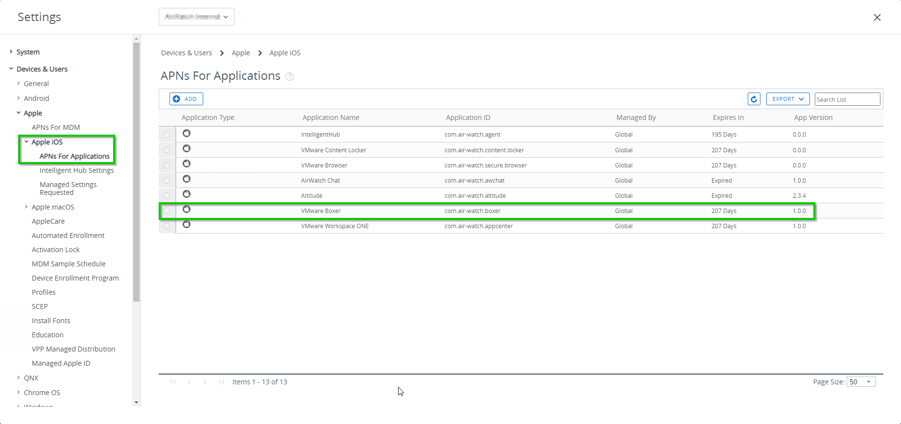 Boxer email push notifications failing (50117033)