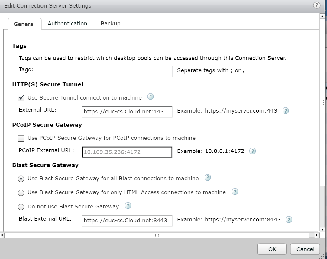 Administration Dashboard in Omnissa Horizon reports the error: "Server ...