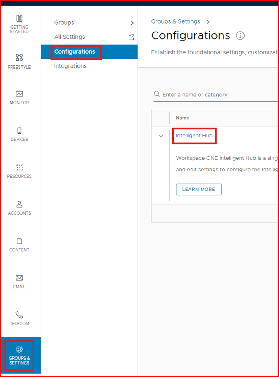 Configuring Intelligent Hub in Workspace ONE UEM with Omnissa Access ...