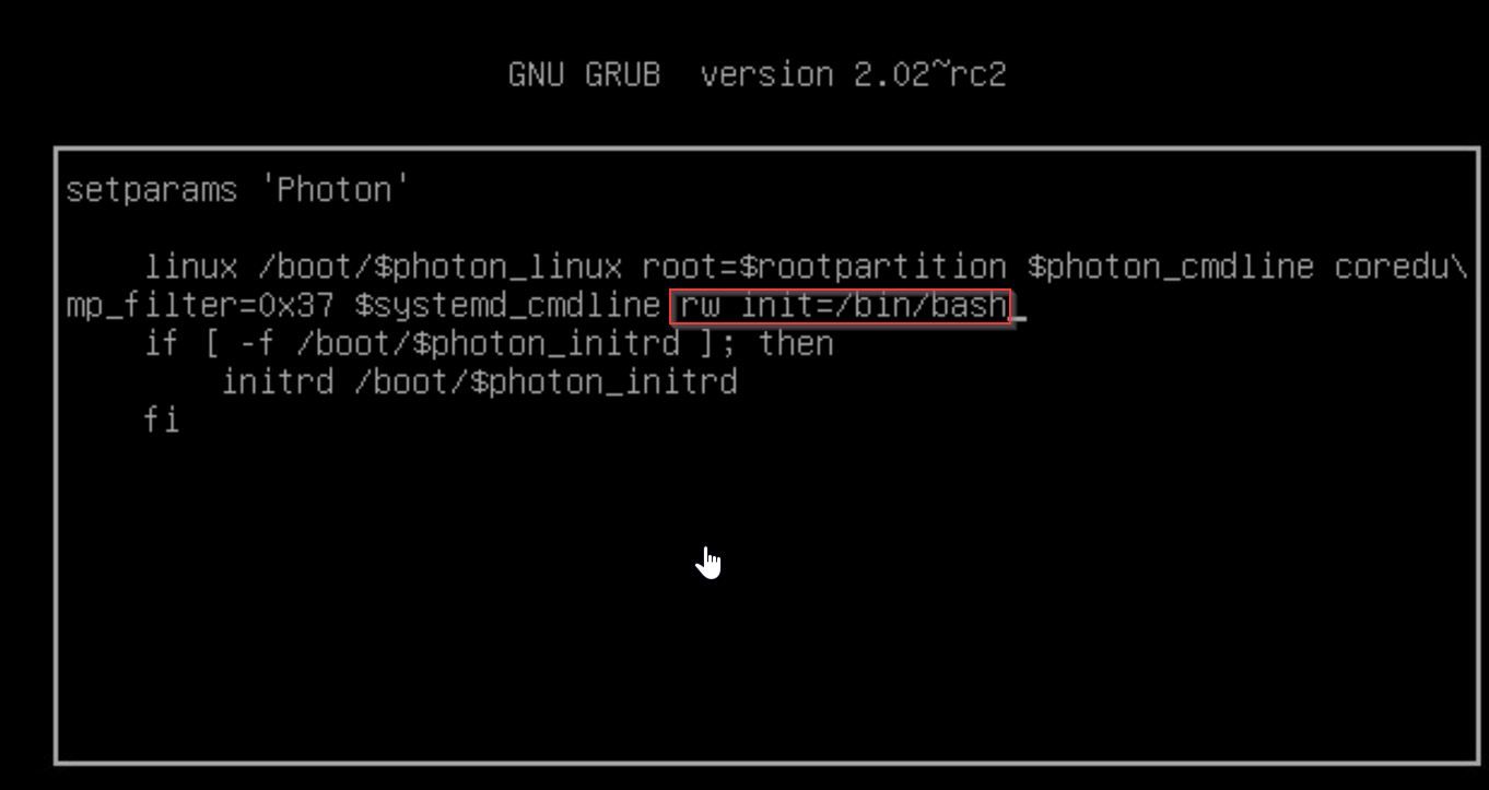 Reset the Root or ccadmin Password for Horizon 8 Edge appliance (96584)