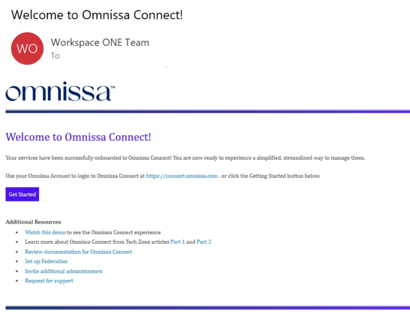 Onboarding to Omnissa Connect (6000688)