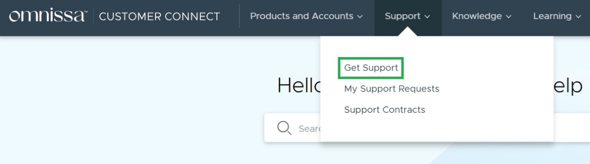 How to file a Support Request in Customer Connect portal (2006985)