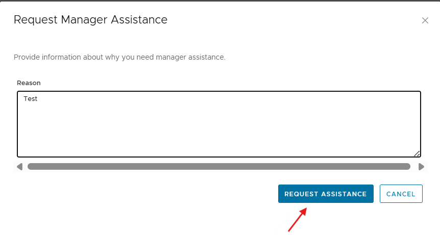 How to request Manager Assistance via the Customer Connect Portal (83329)