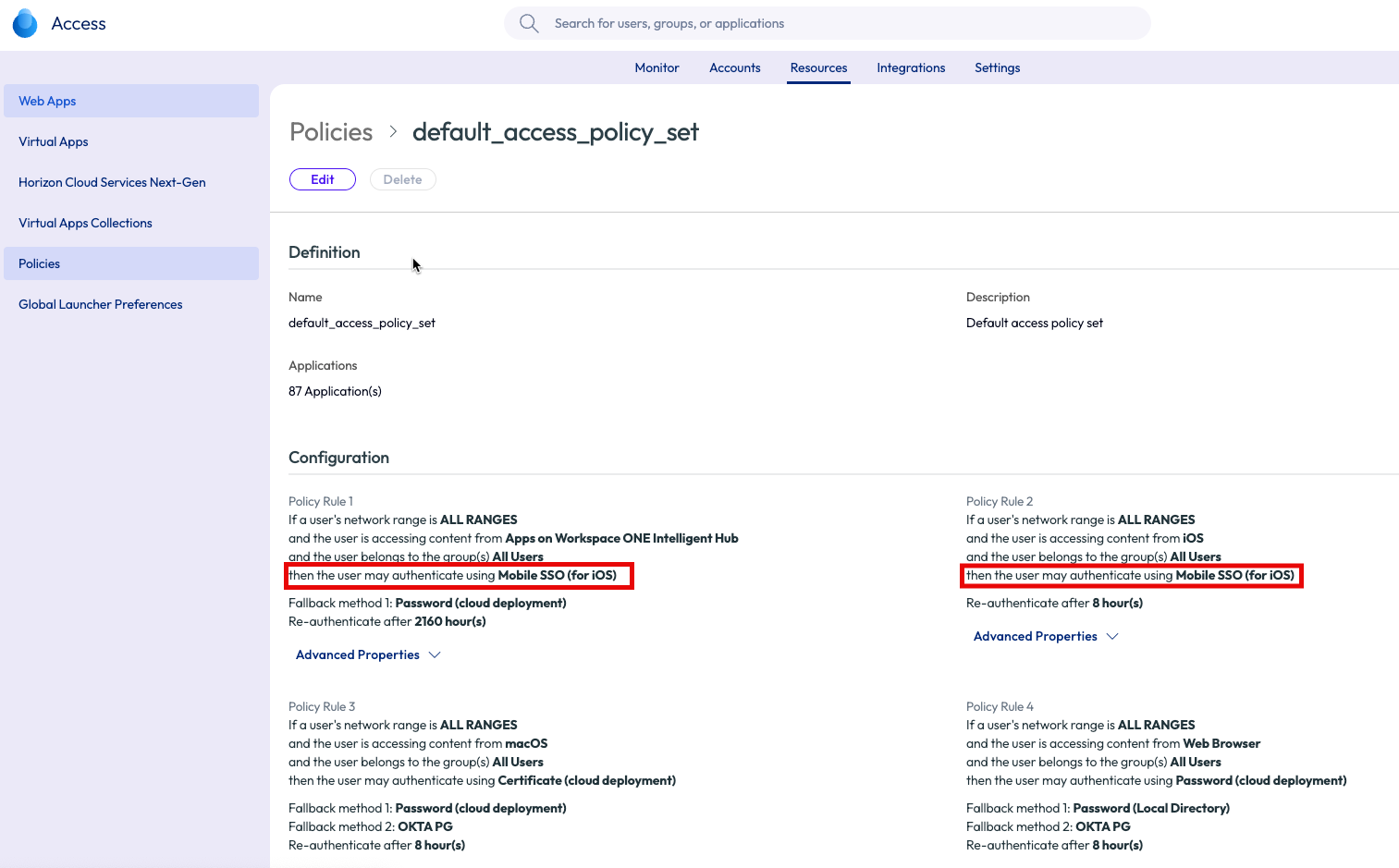 Omnissa Access / Hub Services / Omnissa Identity Service: UEM ...