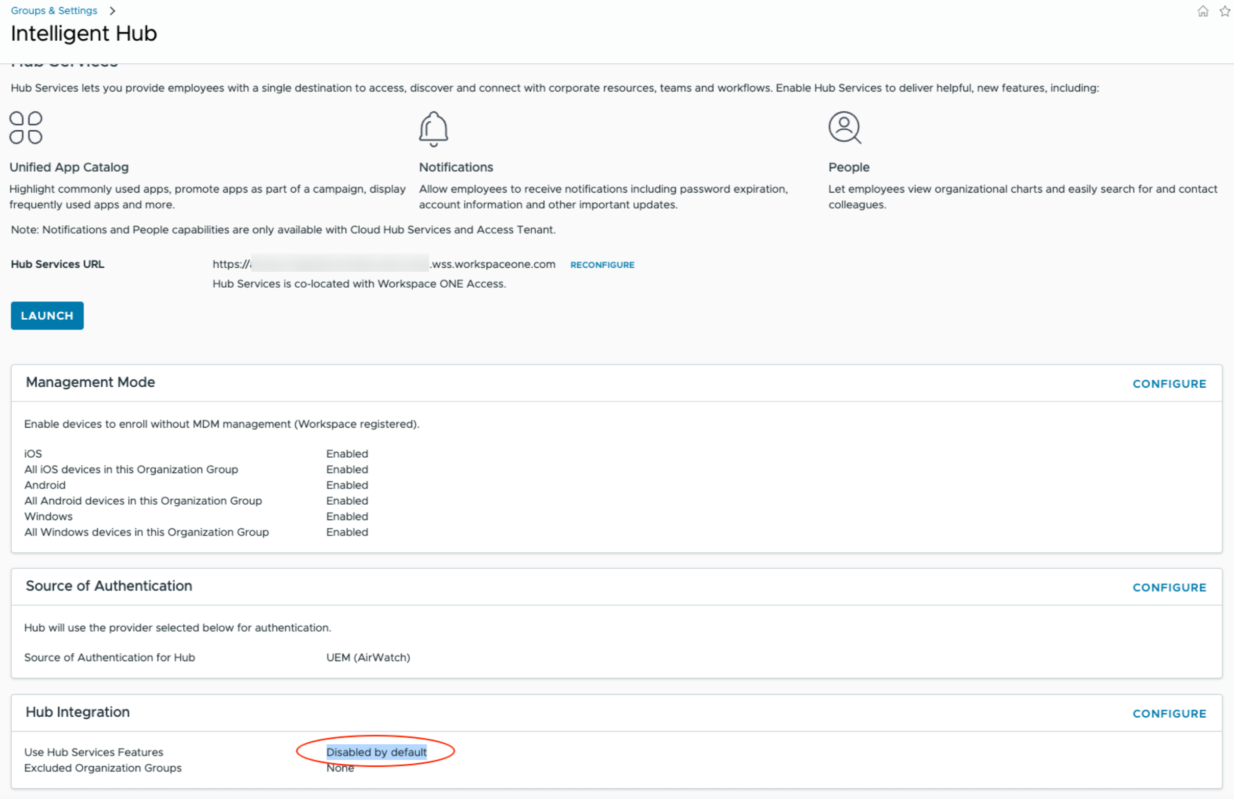 Omnissa Access / Hub Services / Omnissa Identity Service: UEM ...