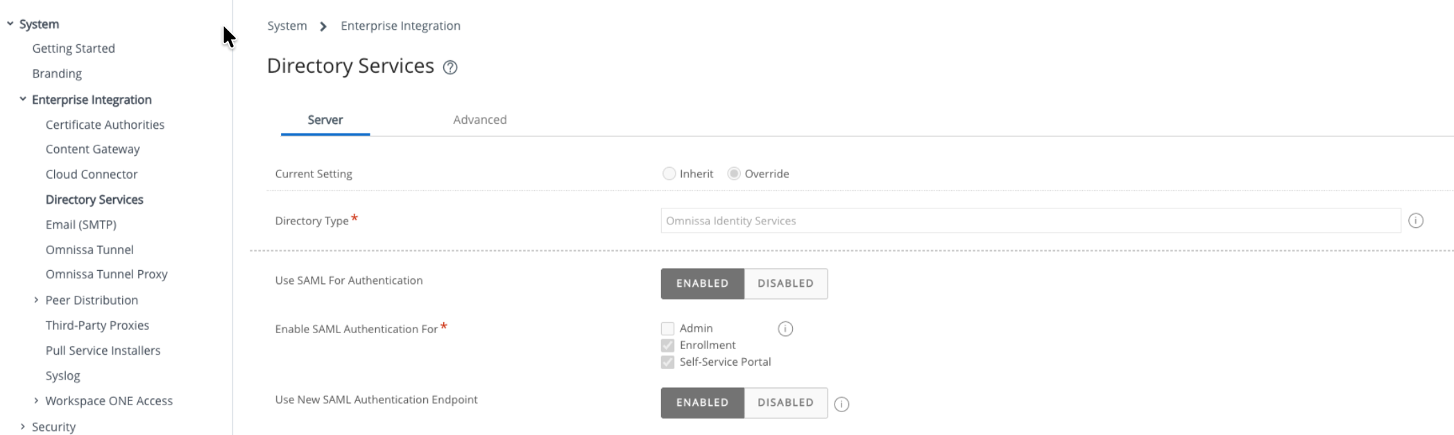 Omnissa Access / Hub Services / Omnissa Identity Service: UEM ...