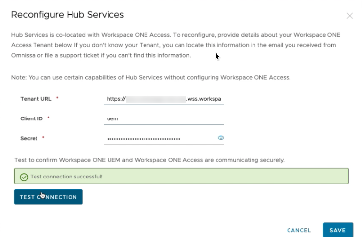 Omnissa Access / Hub Services / Omnissa Identity Service: Upcoming URL ...